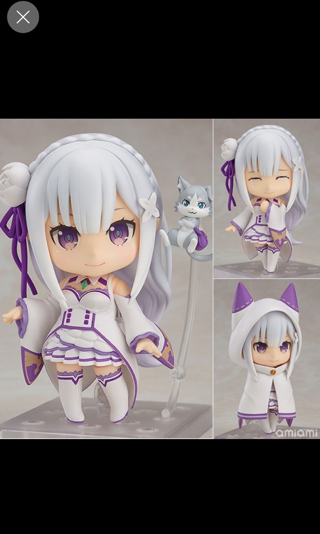 3 in 1 Re: Zero anime figurines/figures (Rem, Ram, Emilia), Hobbies ...