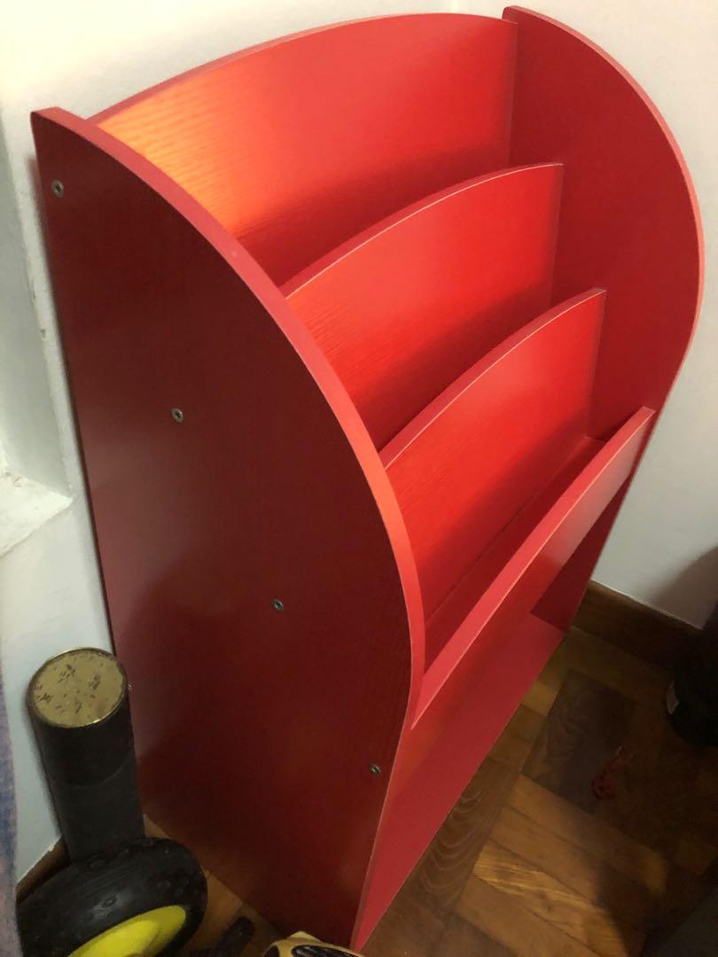 Red book shelf, Furniture & Home Living, Furniture, Shelves, Cabinets ...