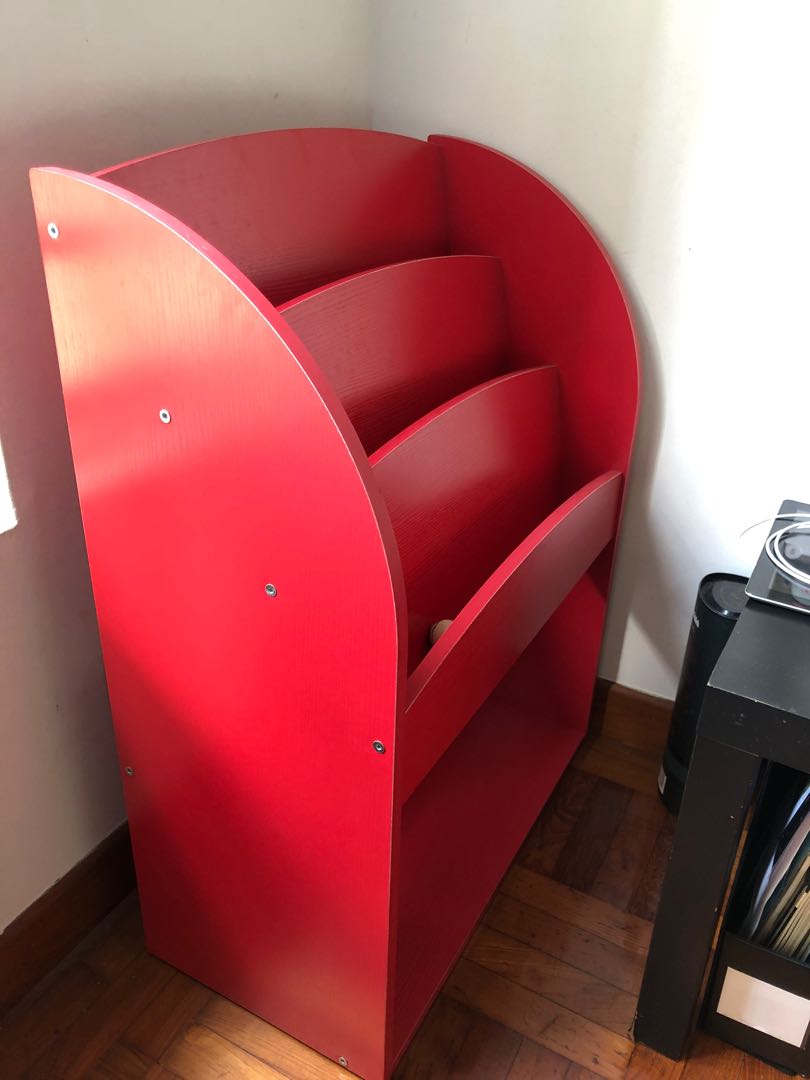 Red book shelf, Furniture & Home Living, Furniture, Shelves, Cabinets ...