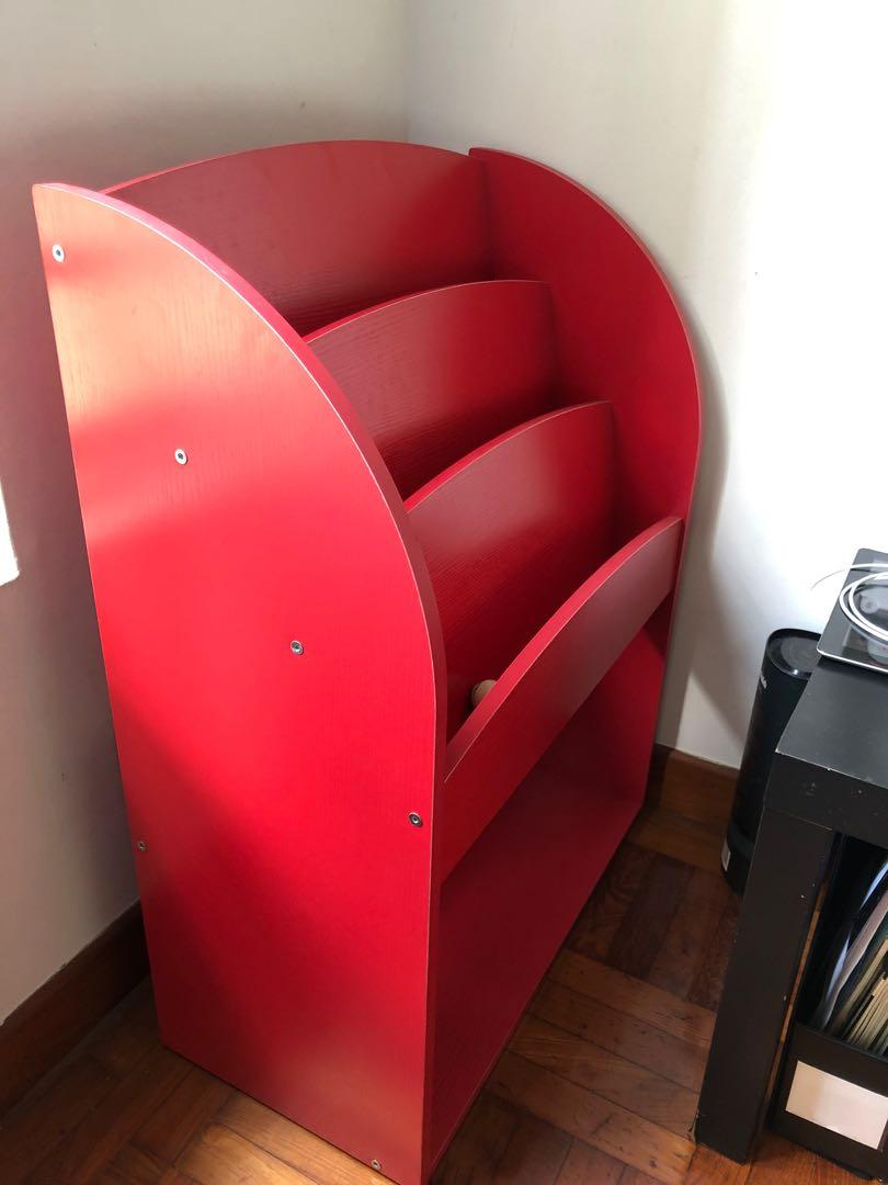 Red book shelf, Furniture & Home Living, Furniture, Shelves, Cabinets ...