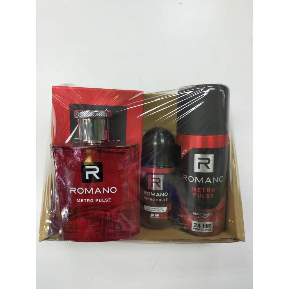 ROMANO set metro pulse, Beauty & Personal Care, Fragrance & Deodorants ...