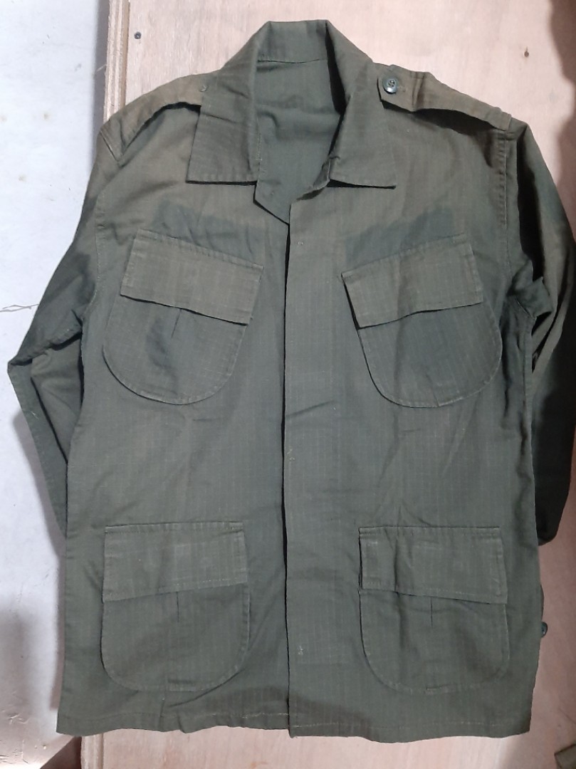 ROTC/CAT airsoft uniform set OD green, Men's Fashion, Coats, Jackets ...