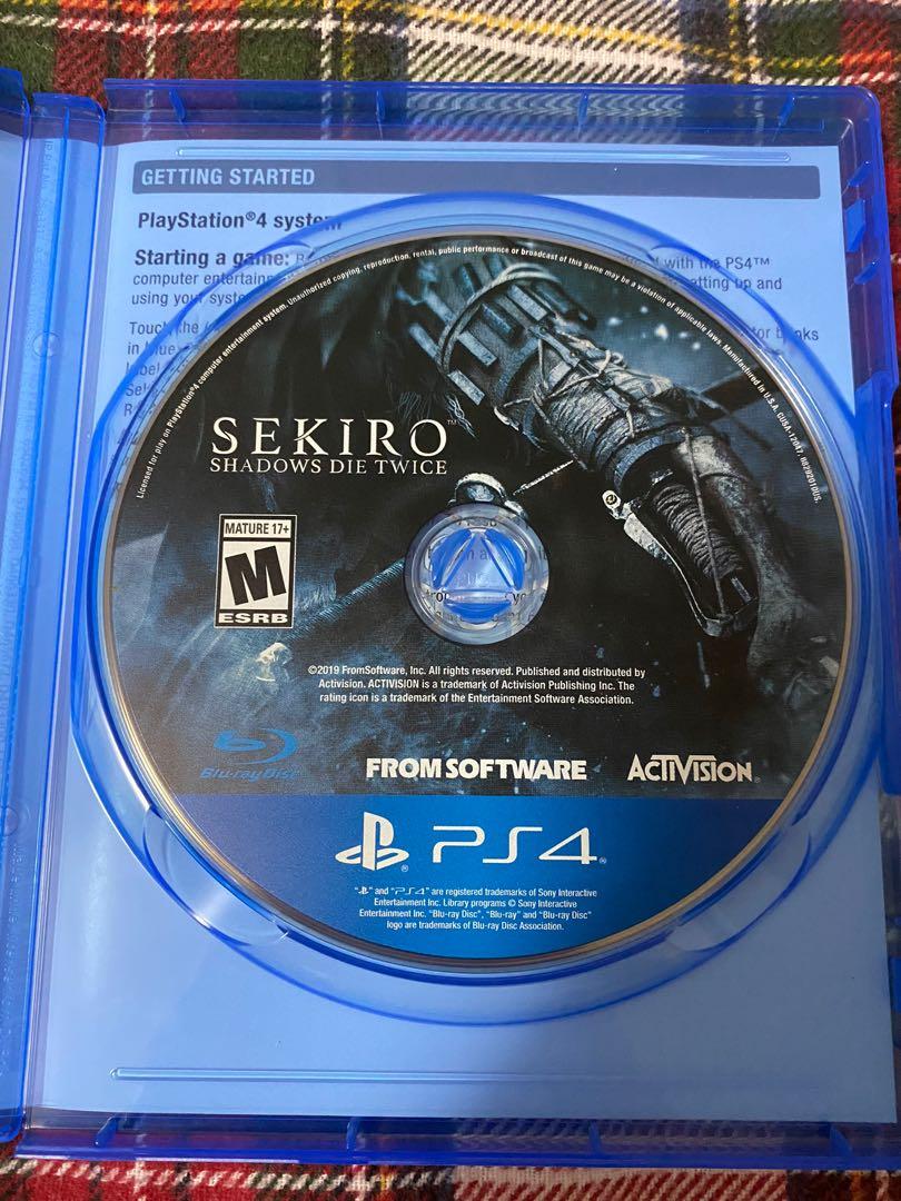 Sekiro Shadows Die Twice PS4 Game Playstation 4 PS 4 Shadow, Video ...