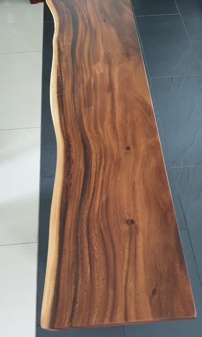 Suar wood (raintree) bench, console table, Furniture & Home Living ...