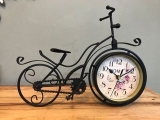 Vintage bicycle Clock Metal., Sports Equipment, Bicycles & Parts ...