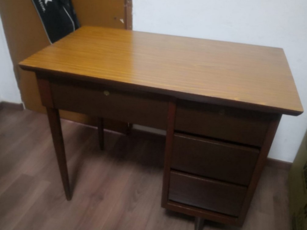 Vintage study table (1960), Furniture & Home Living, Furniture, Tables ...