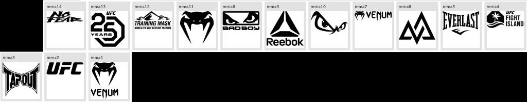 Vinyl decal ufc mma waterproof sticker 防水 貼紙 拳擊 終極 格鬥 武術 行李 電腦 行李箱 行李篋 ...