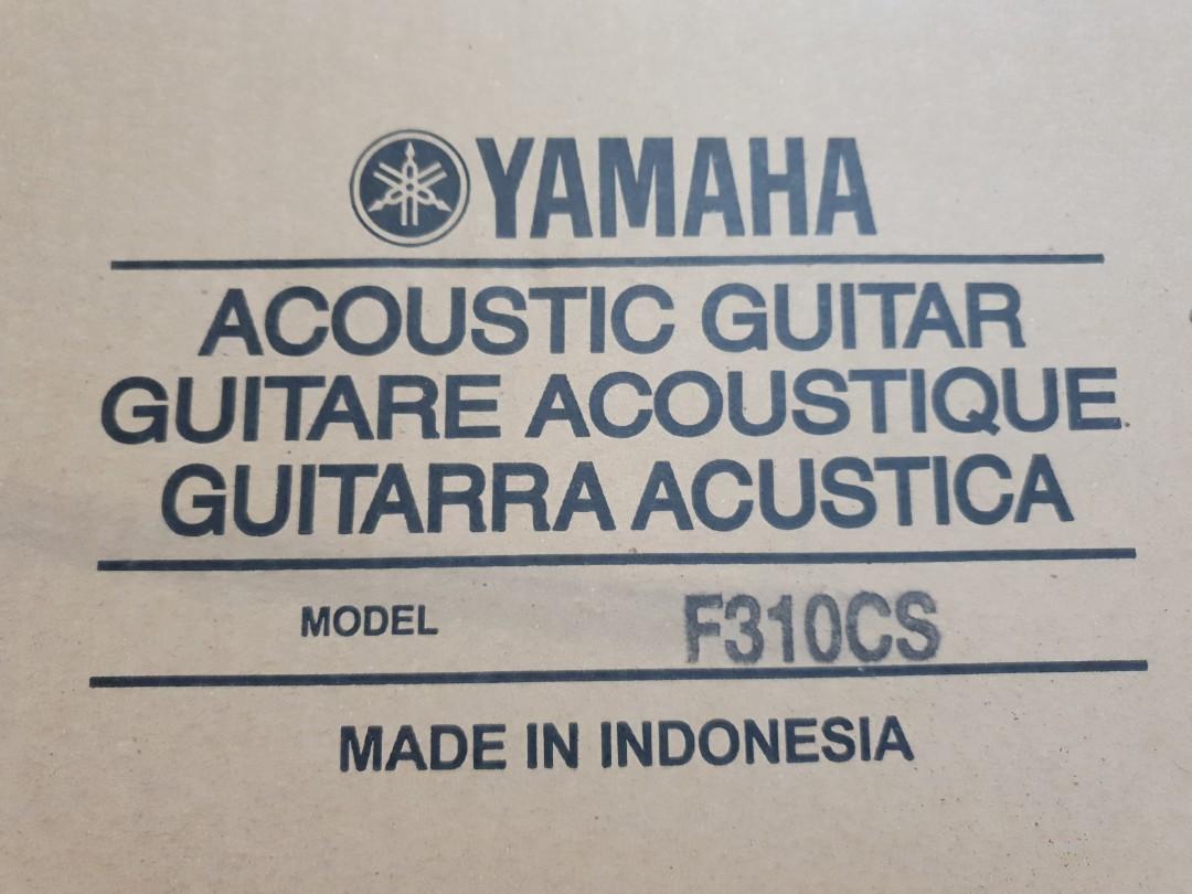 Yamaha Acoustic model: F310CS, Hobbies & Toys, Music & Media, Musical ...