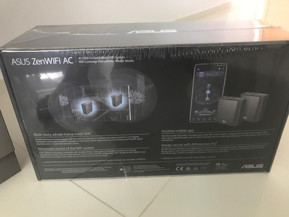 ASUS ZENWIFI AC3000 Mesh Router, Computers & Tech, Parts & Accessories, Networking on Carousell