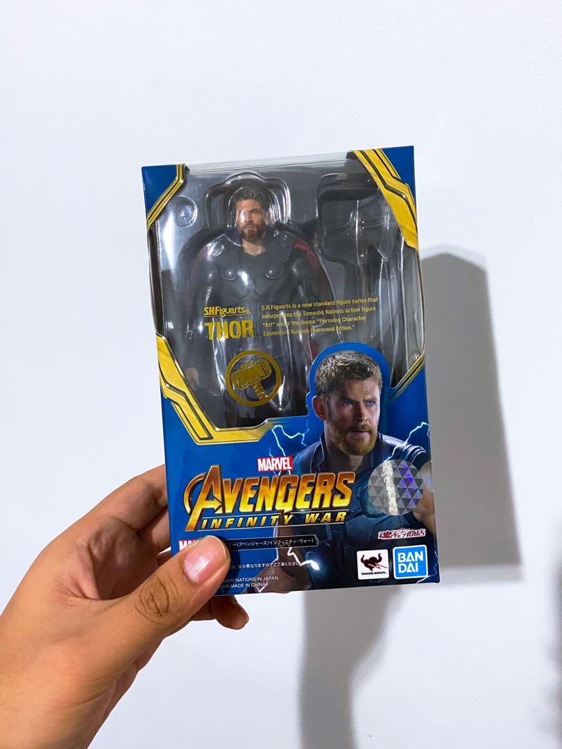 Bandai S.H. Figuarts SHF Marvel Thor from Avengers Infinity War (Scales ...