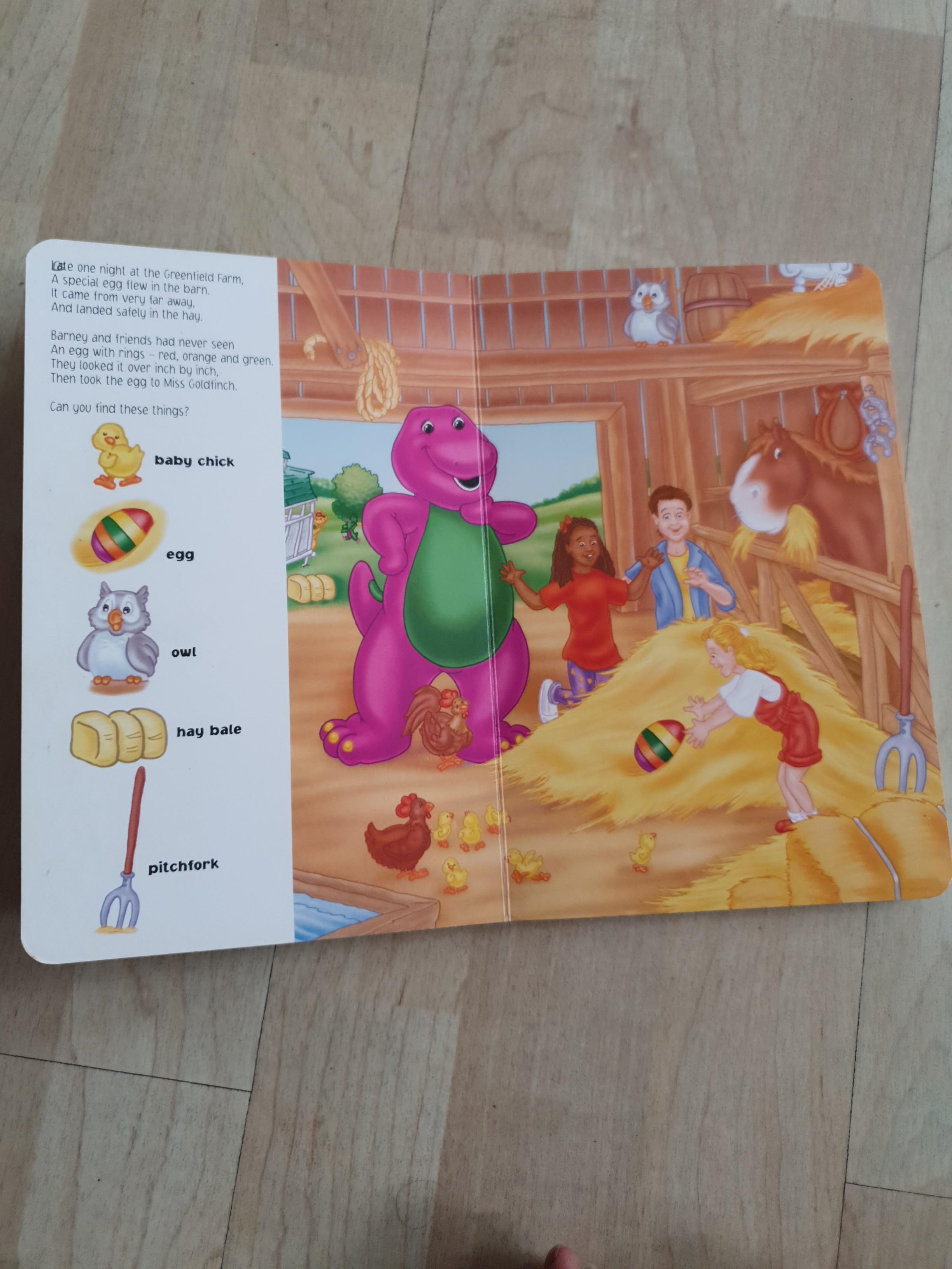 Barney's search and spot book set, Hobbies & Toys, Books & Magazines ...