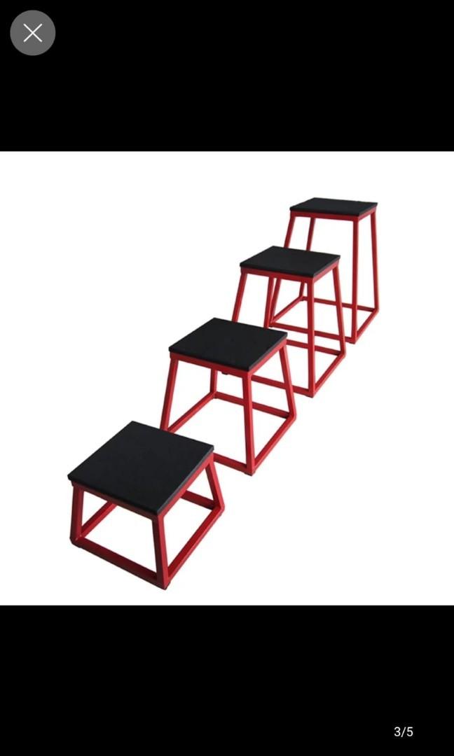 Box Jump TPE Wooden 4 Tier Plyo Prowler Sled Wheelbarrow Parachute ...