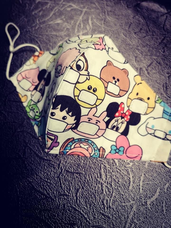 Cartoon mask, Design & Craft, Handmade Craft on Carousell