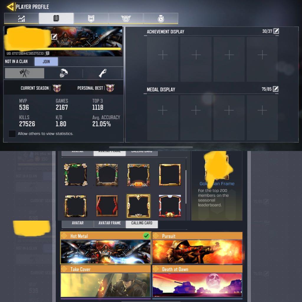 CodM Legendary Account, Video Gaming, Gaming Accessories, Game Gift ...