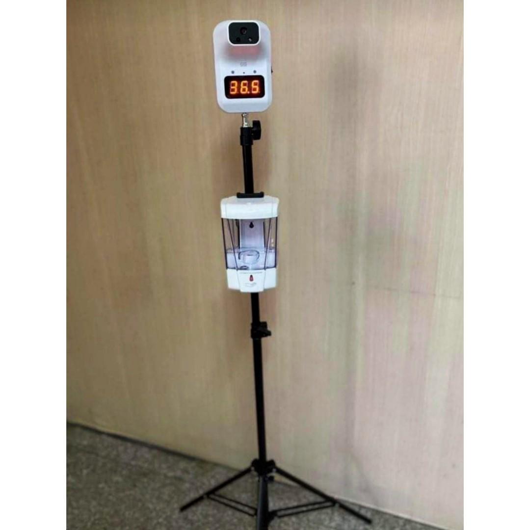 Non-Contact Thermal Scanner and Automatic Alcohol Dispenser with Stand ...