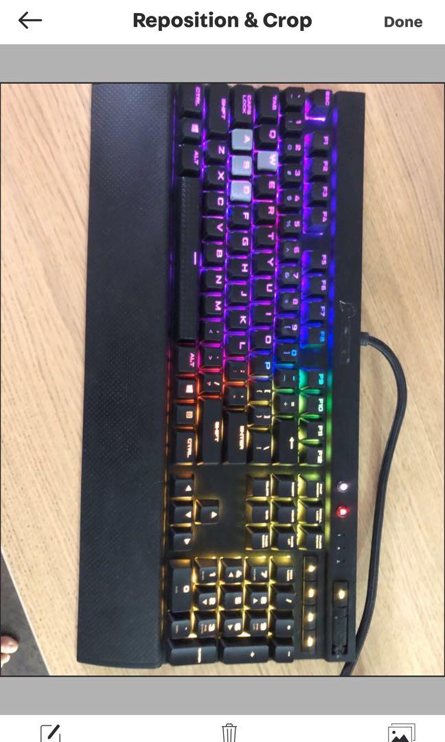 After Updating Keyboard Firmware And Icue, Rain RGB Effect, 59% OFF
