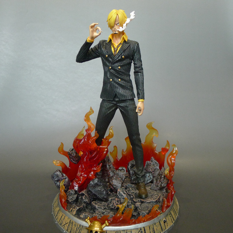 Dream Studio one piece recast large scale 1/5 Black Leg Sanji PVC ...