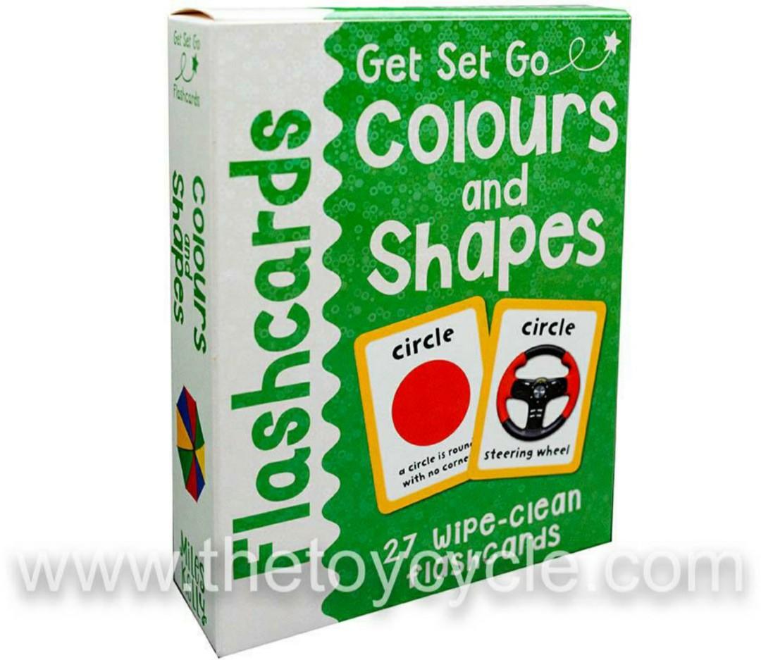Educational Flash Cards - Colors & Shapes, Hobbies & Toys, Toys & Games ...