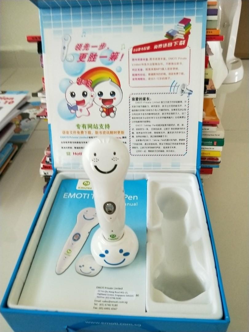 Emoti Talking Pen, Hobbies & Toys, Books & Magazines, Children's Books ...