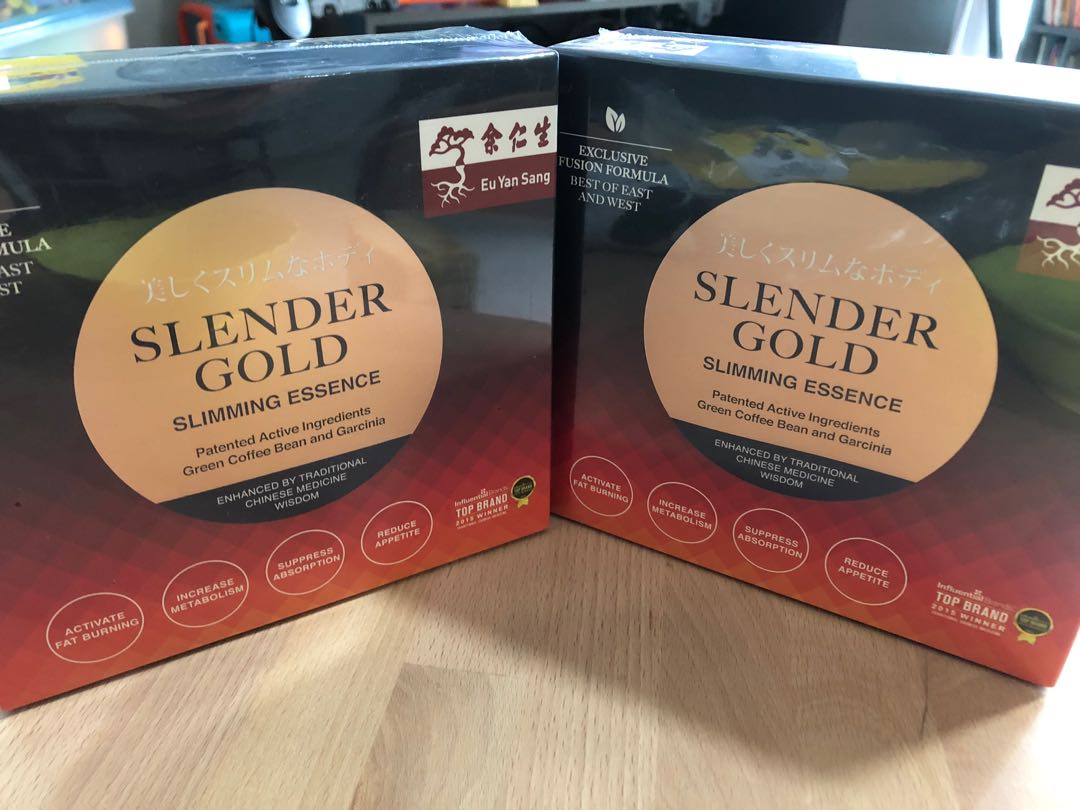 Eu yan sang slender gold slimming essence, Health & Nutrition, Health ...