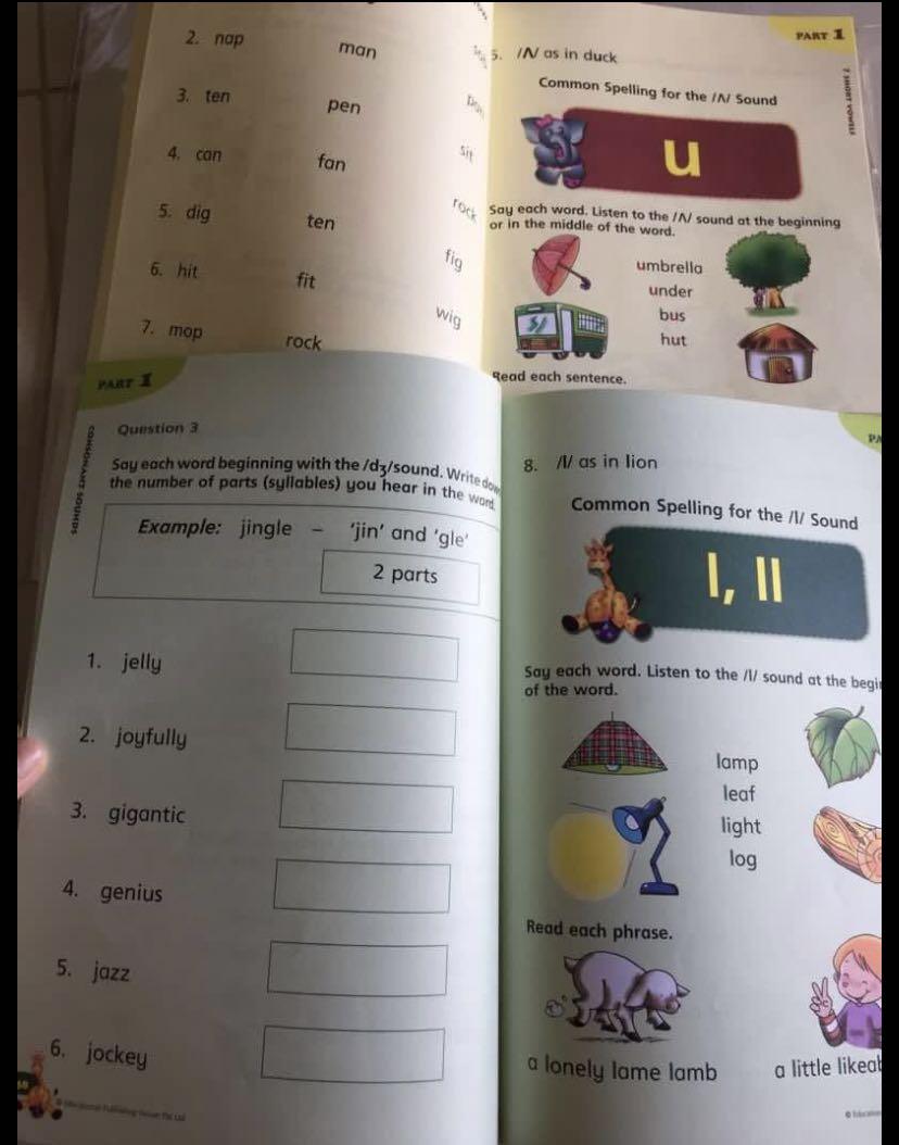 Fun with phonics (vowel and consonants), Hobbies & Toys, Books ...