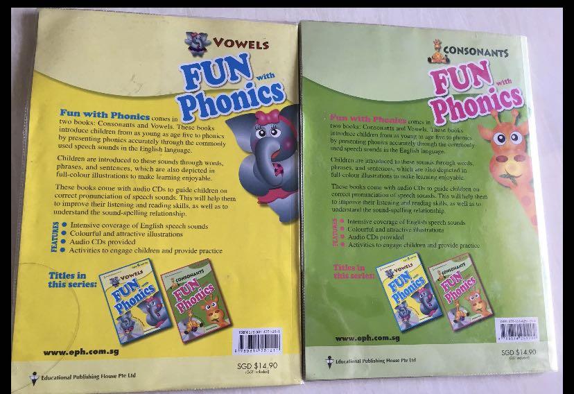 Fun with phonics (vowel and consonants), Hobbies & Toys, Books ...