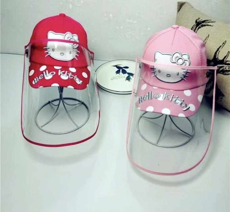 Hello Kitty Face Shield, Women's Fashion, Watches & Accessories, Hats ...