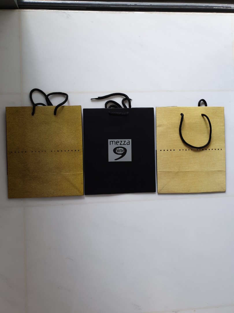 Hotel Paper Bags Carriers, 3 designs colours, Hobbies & Toys ...