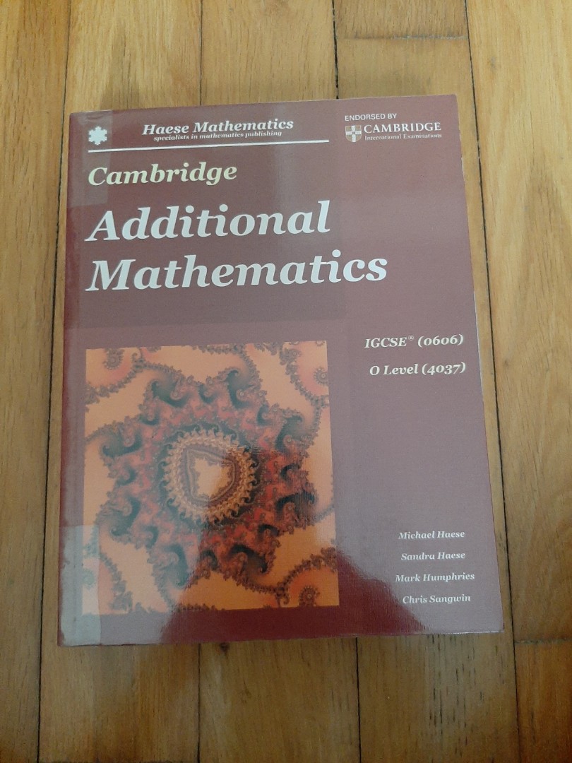 Igcse Additional Maths Textbook Hobbies And Toys Books And Magazines