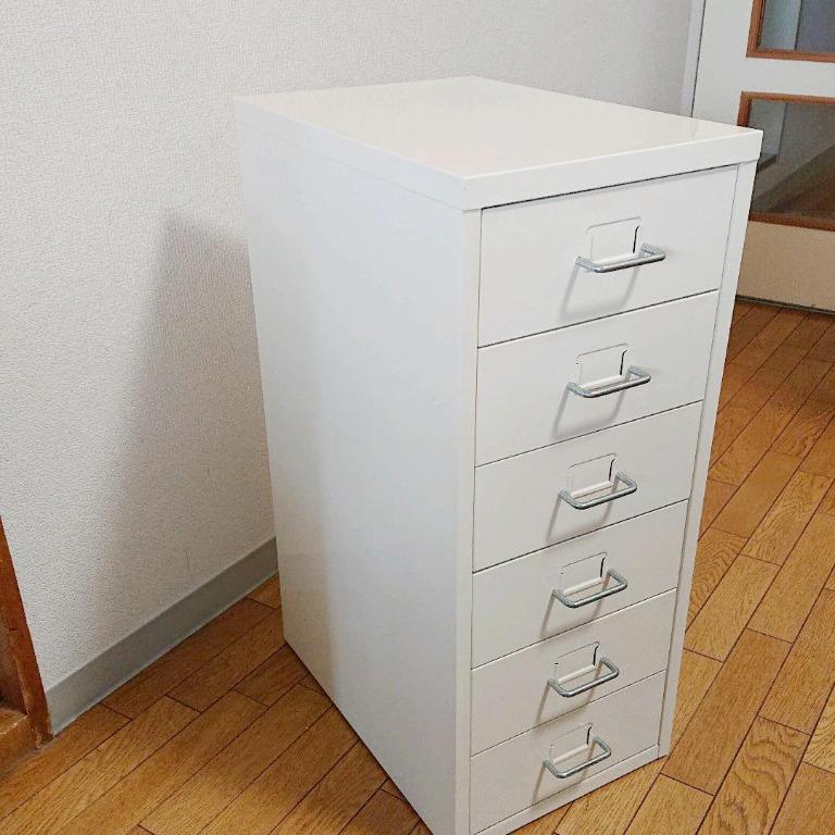 IKEA | HELMER (Drawer Unit on Casters - White), Furniture & Home Living ...