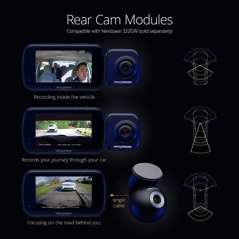 NEXTBASE DASH CAMS REAR WINDOW CAMERA, Photography, Cameras on Carousell