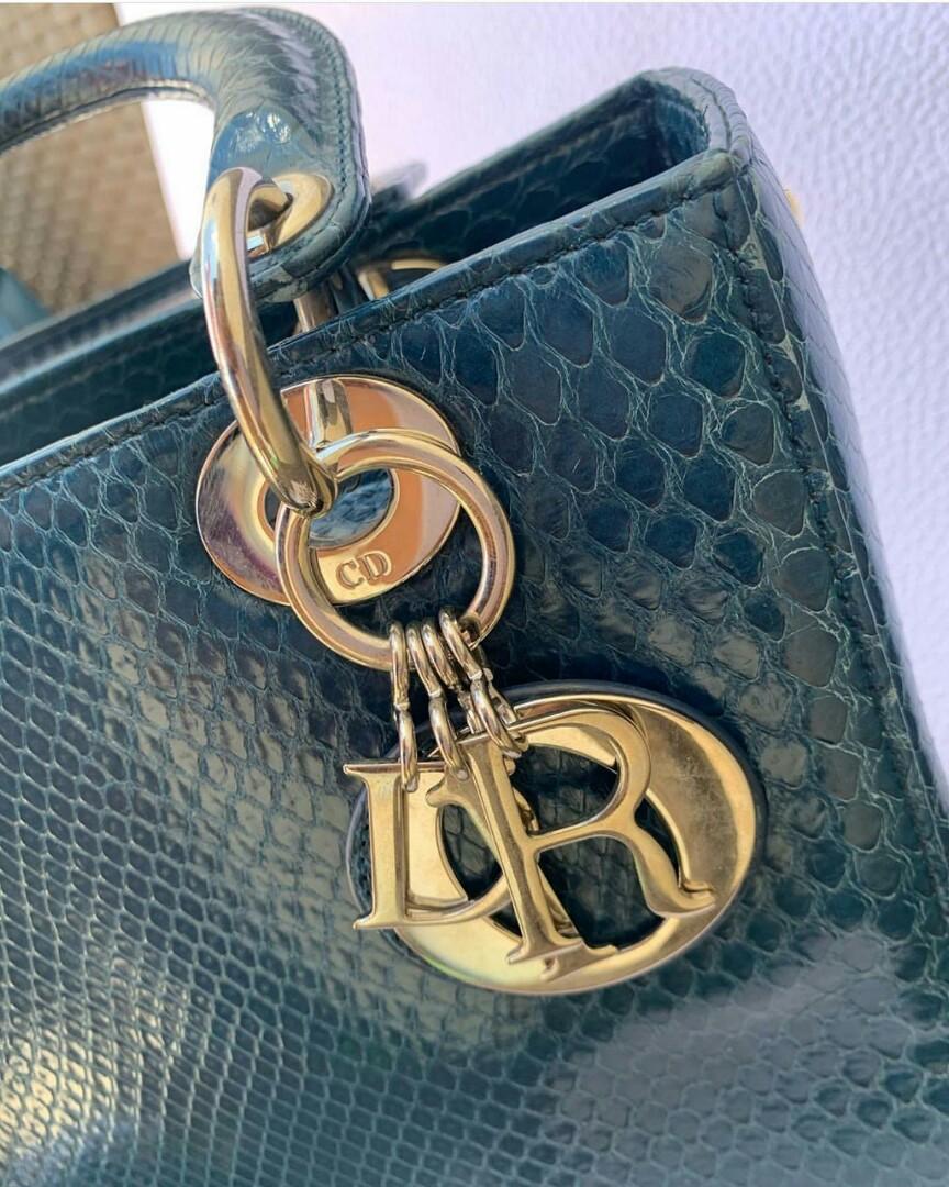 Lady dior snake skin on Carousell