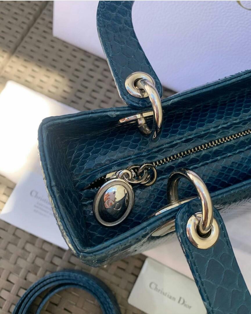 Lady dior snake skin on Carousell