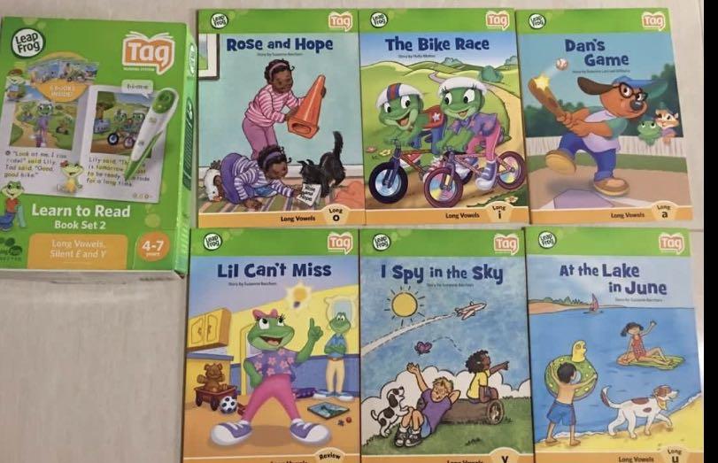 Leapfrog learn to read (book set 2) Long Vowel (include normal mailing ...
