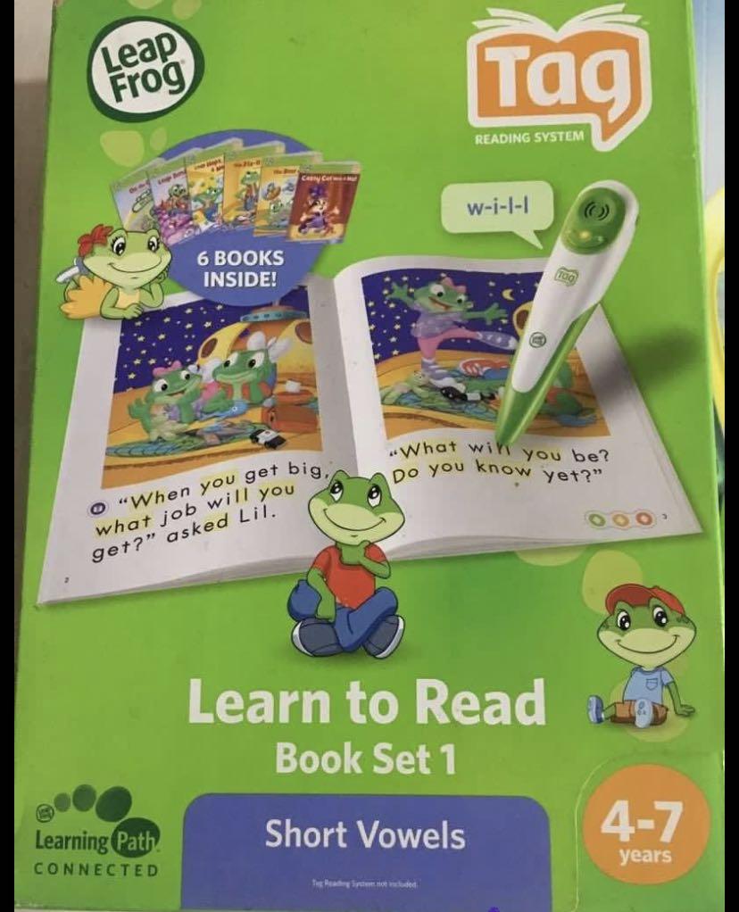 Leapfrog Learn to Read book set 1(short vowels) (include normal mailing ...