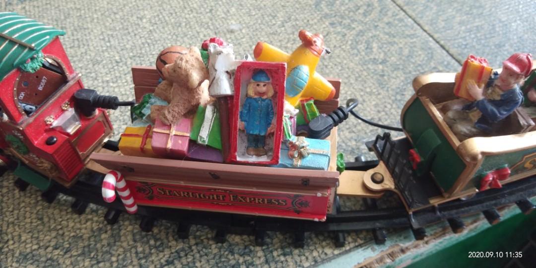 Lemax Christmas Train Set Starlight Express, Hobbies & Toys, Stationary ...