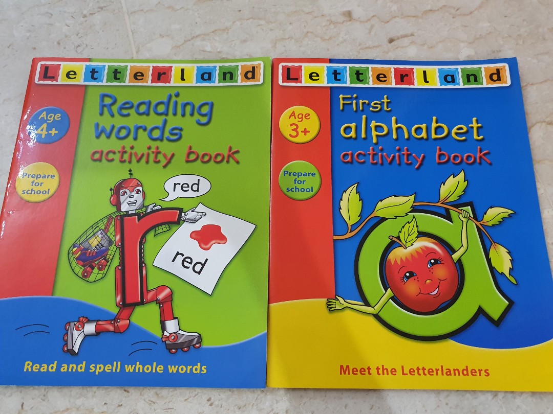 Letterland activity books for Age 3 & 4, Hobbies & Toys, Books ...