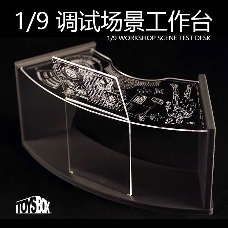 MARVEL AVENGERS TOYSBOX TONY STARK IRON MAN WORKSHOP WORK DESK NON SHF ...