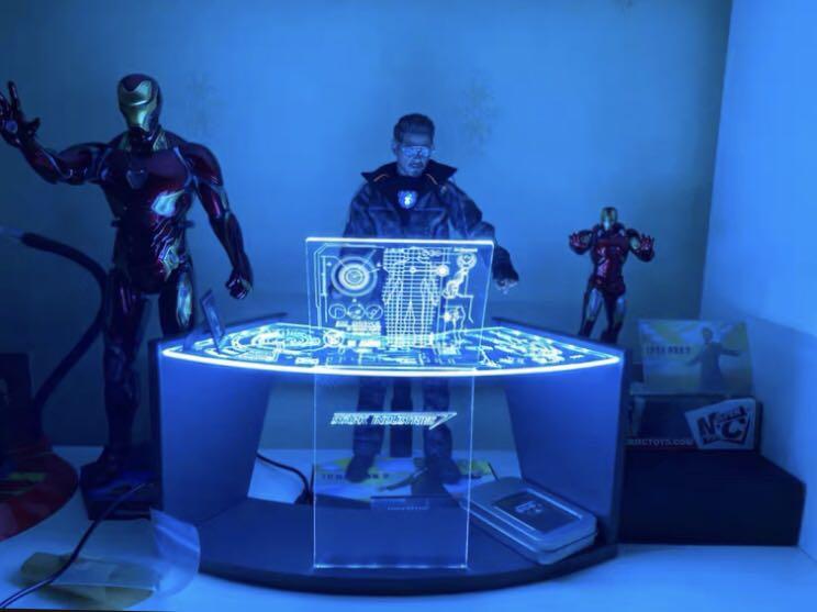MARVEL AVENGERS TOYSBOX TONY STARK IRON MAN WORKSHOP WORK DESK NON SHF ...