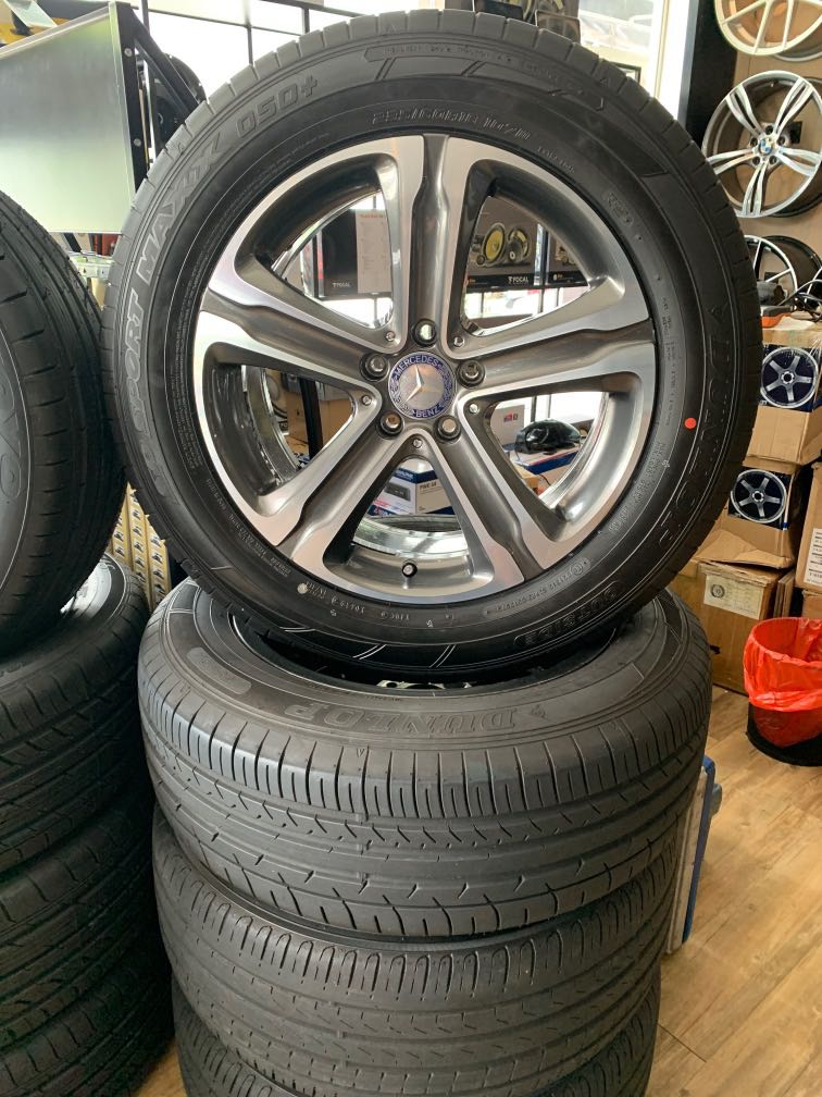 Mercedes GLC 18” Original Rims with Tyres, Car Accessories, Tyres ...