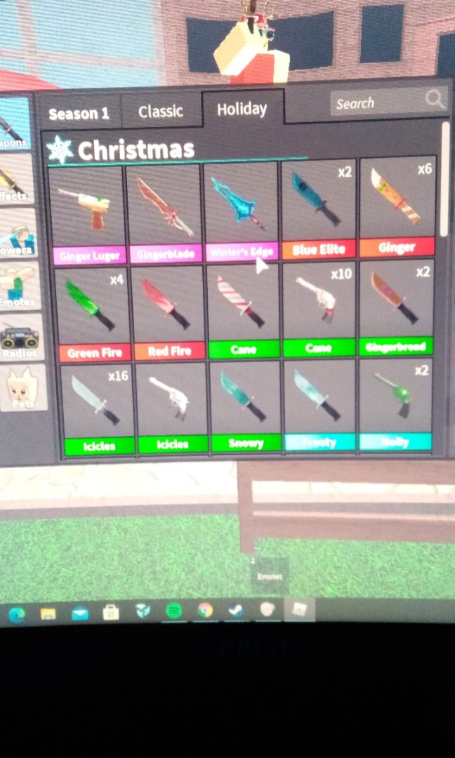 MM2 Roblox inventory, Hobbies & Toys, Toys & Games on Carousell