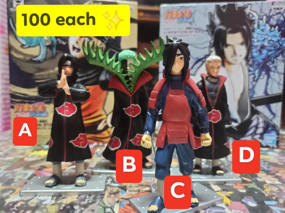 Naruto Figures Bootleg, Hobbies & Toys, Toys & Games on Carousell