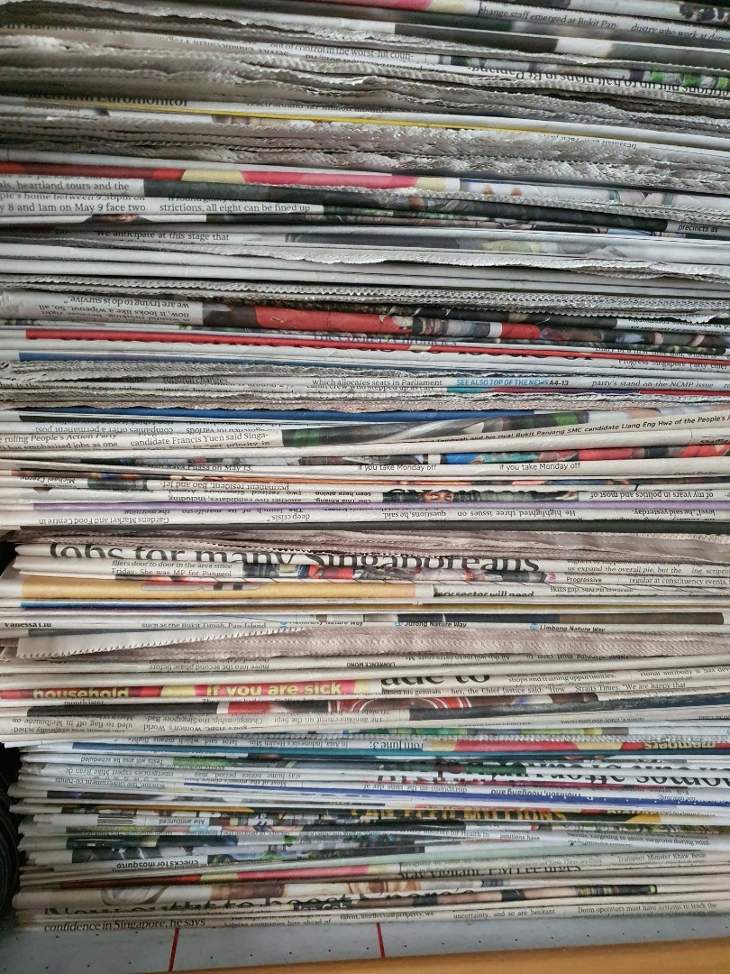 Old Clean Newspaper, Everything Else on Carousell