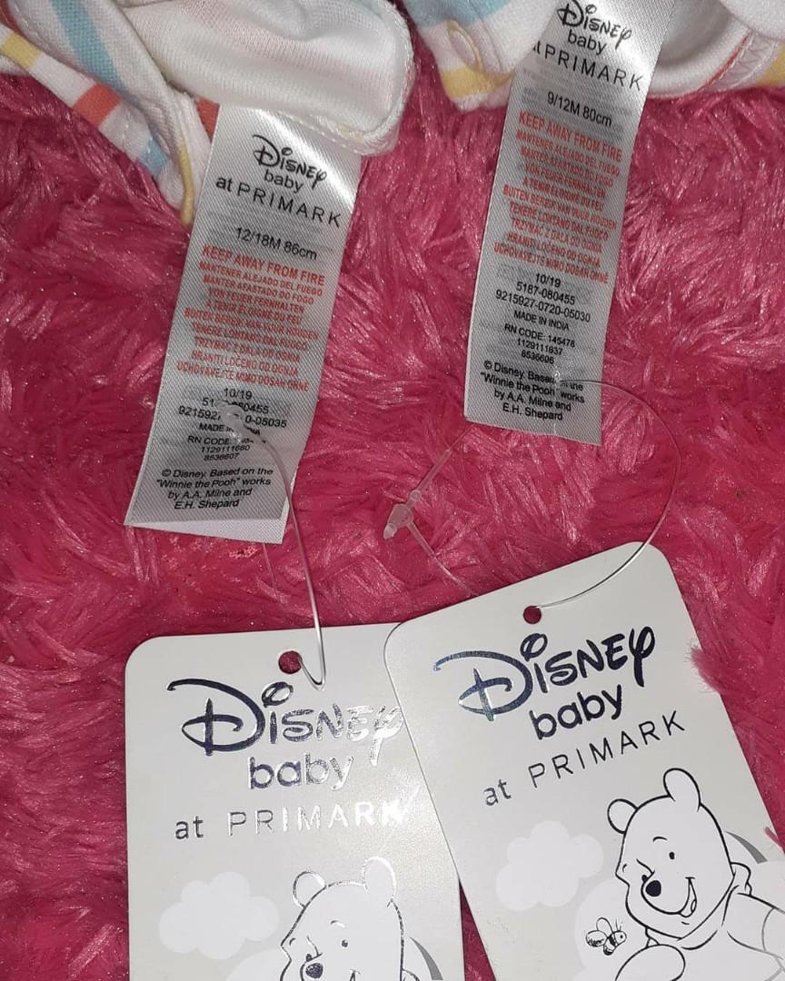 Original Primark X Disney Winnie The Pooh Romper Baby / Kids, Bayi ...