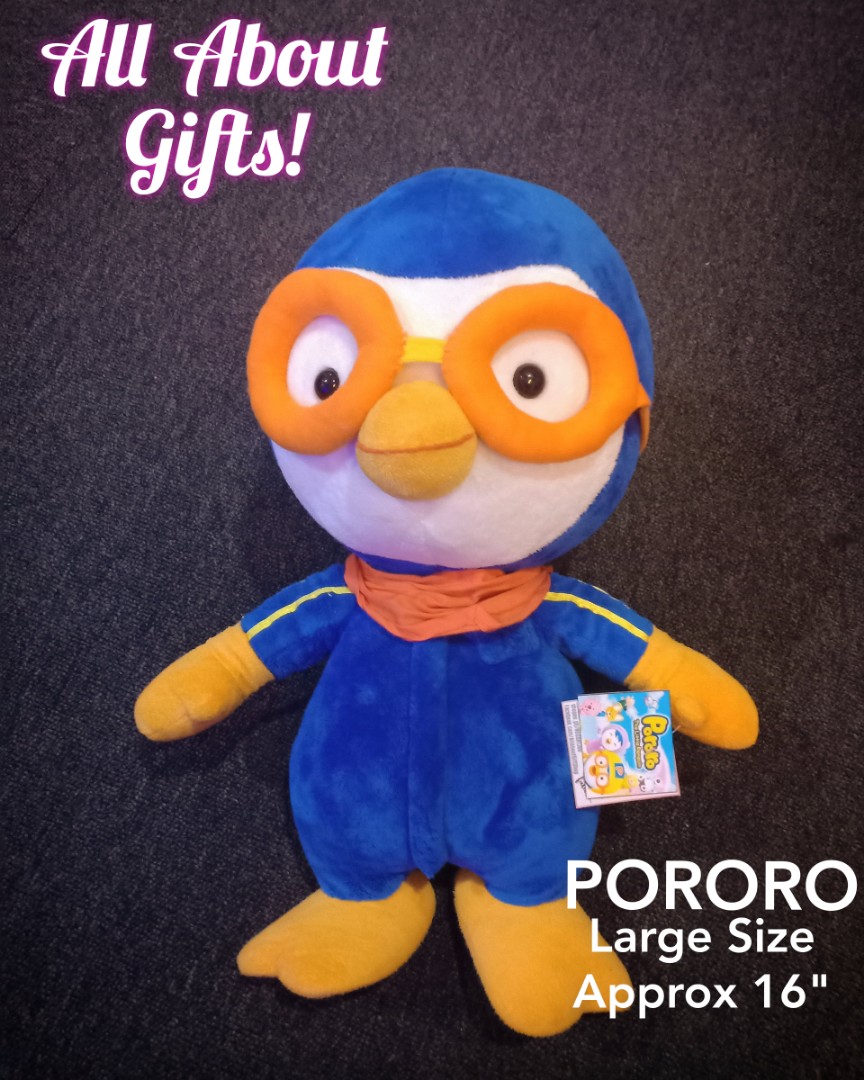 Pororo Stuffed Toy, Hobbies & Toys, Toys & Games on Carousell