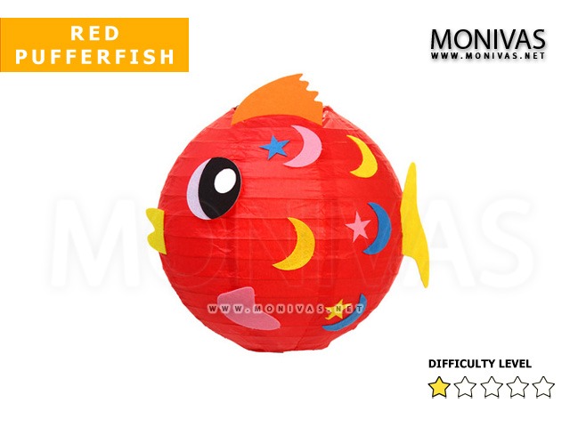 Pufferfish DIY Paper Lantern Crafting Creative Lantern Making (w LED ...