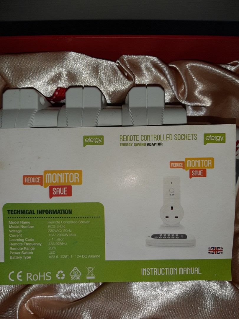 Remote socket, TV & Home Appliances, Electrical, Adaptors & Sockets on ...