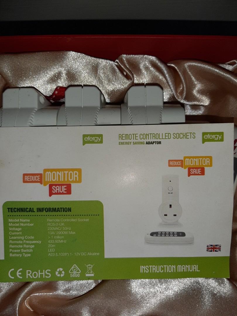 Remote socket, TV & Home Appliances, Electrical, Adaptors & Sockets on ...