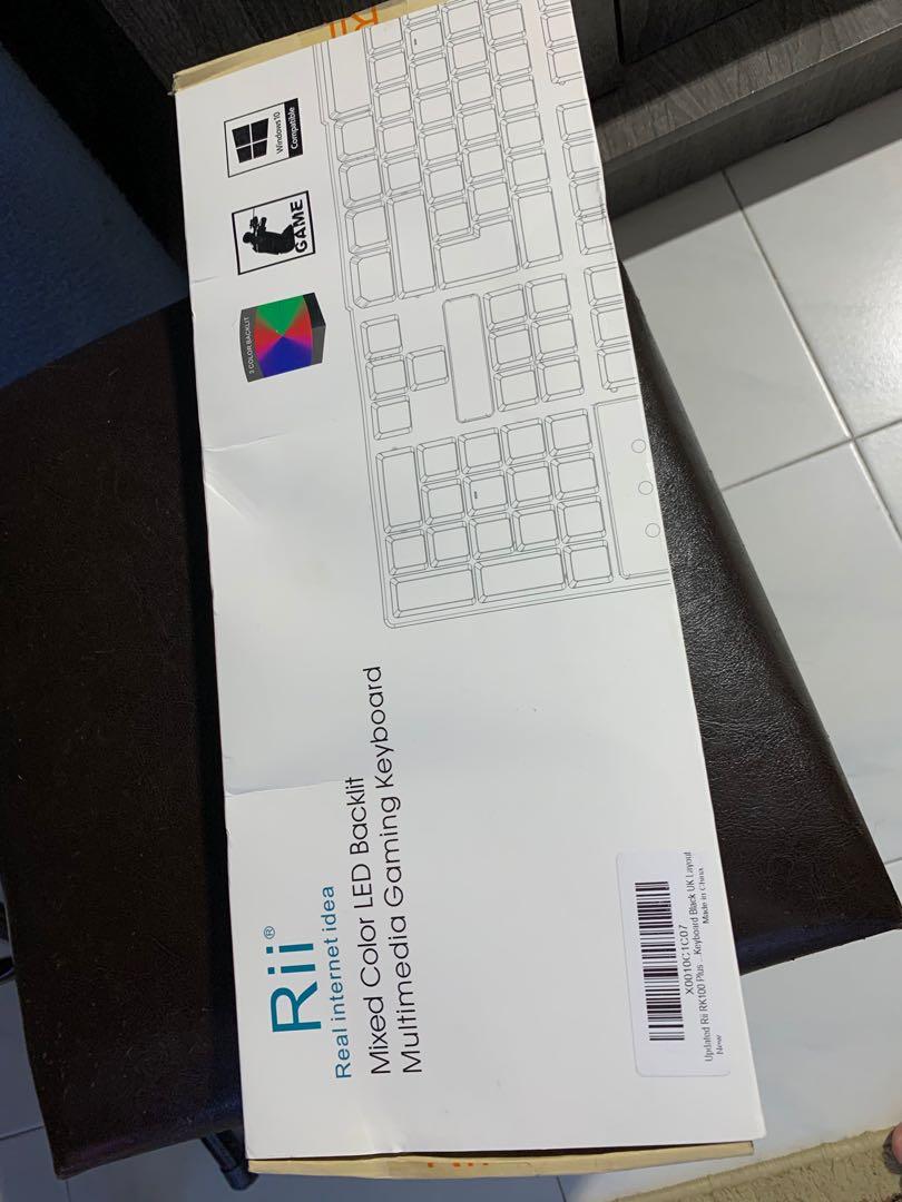 RII Colourful LeD backlight Gaming Keyboard, Computers & Tech, Parts & Accessories, Computer ...