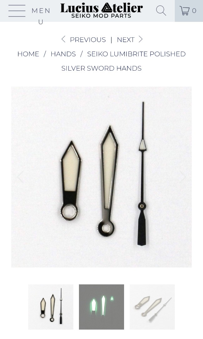 Seiko Mod Sword Hands, Men's Fashion, Watches & Accessories, Watches on ...